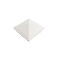 4 1/2" x 4 1/2" Sq. Trex® Classic White Pyramid Top New England Vinyl ...