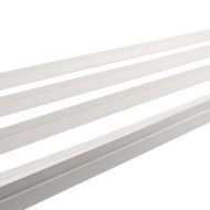 4" x 4" x 96" White Vinyl Porch Post Wrap for Wood Posts (Adjustable 3 ...