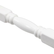 LMT 1 1/4" Sq x 12" Gingerbread Baluster Thermoformed Vinyl Spindle For ...