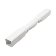 LMT 1 1/4" Sq x 12" Gingerbread Baluster Thermoformed Vinyl Spindle For ...