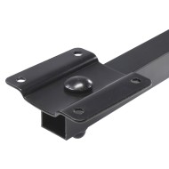 Black Aluminum Adjustable Anti-Sag Gate Brace Kit For Vinyl, Wood, and ...
