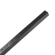 Black Aluminum Adjustable Anti-Sag Gate Brace Kit For Vinyl, Wood, and ...