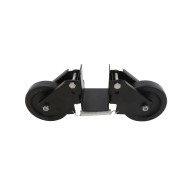 Heavy Duty Vinyl Fence Gate Wheel - Double Roller Gate Wheel for Vinyl ...