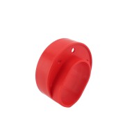 Red Standard Vinyl Fence Donut For 5" x 5" Vinyl Post and 2 1/2" (2 3/8 ...