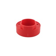 Red Standard Vinyl Fence Donut For 5" x 5" Vinyl Post and 2 1/2" (2 3/8 ...