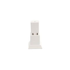 LMT 1254-WHITE 2-Piece Adjustable Foot Block Kit For Vinyl Railing (2 ...
