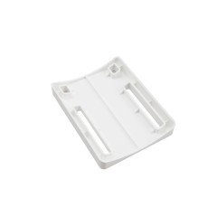 LMT 1305A-WHITE 8" Round Column Adapter for Straight Vinyl Bracket ...