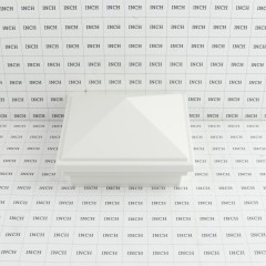 4 1/2" x 4 1/2" Sq. Trex Classic Off-White Pyramid Top New England ...
