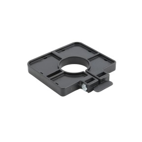 5" x 5" Heavy-Duty EZ Set Vinyl Fence Post Mounting Bracket and Post ...