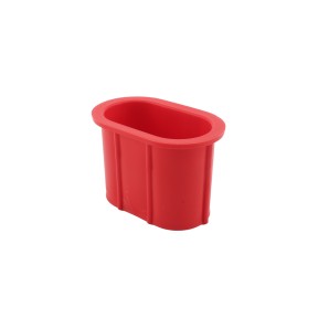Red Professional Vinyl Fence Donut For 5" x 5" Vinyl Post and 2 1/2" (2 ...