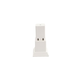 LMT 1254-WHITE 2-Piece Adjustable Foot Block Kit For Vinyl Railing (2 ...