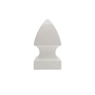 Bufftech Gothic Vinyl Post Cap 5" x 5" | Vinyl Fence Fittings