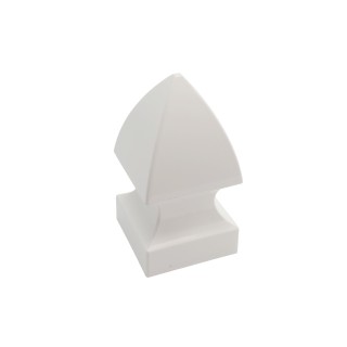 Bufftech Gothic Vinyl Post Cap 5" x 5" | Vinyl Fence Fittings