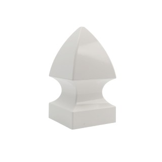 Bufftech Gothic Vinyl Post Cap 5" x 5" | Vinyl Fence Fittings