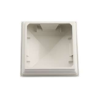 4 1/2" x 4 1/2" Sq. Trex Classic Off-White Pyramid Top New England ...
