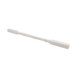 LMT 1 1/2" Sq Customizable Length Colonial Baluster Thermoformed Vinyl ...