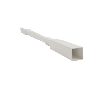 LMT 1 1/2" Sq Customizable Length Colonial Baluster Thermoformed Vinyl ...