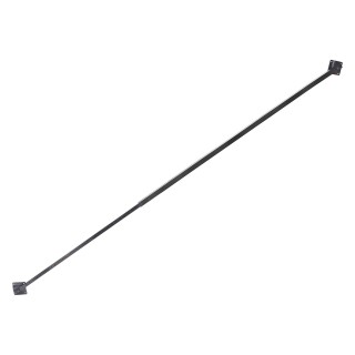 Black Aluminum Adjustable Anti-Sag Gate Brace Kit For Vinyl, Wood, and ...