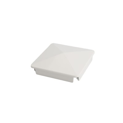 LMT 1079W 5" x 5" Internal Pyramid Vinyl Post Cap (4.700" Inside ...