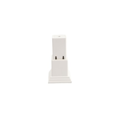 LMT 1254-WHITE 2-Piece Adjustable Foot Block Kit For Vinyl Railing (2 ...