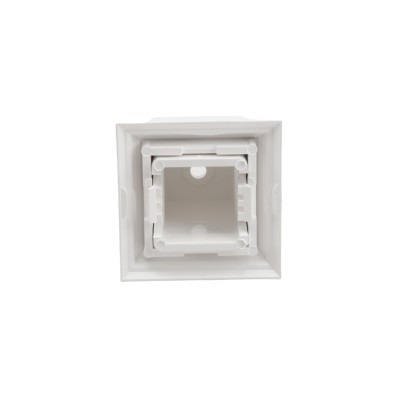 LMT 1254-WHITE 2-Piece Adjustable Foot Block Kit For Vinyl Railing (2 ...