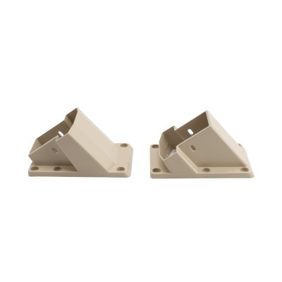 LMT 1277-ALMOND T-Rail Stair Handrail Vinyl Bracket Kit For Vinyl ...