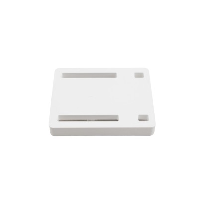 LMT 1305A-WHITE 8" Round Column Adapter for Straight Vinyl Bracket ...