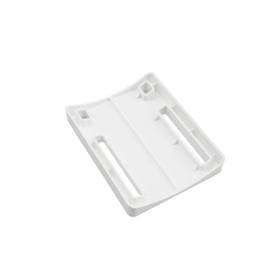 LMT 1305A-WHITE 8" Round Column Adapter for Straight Vinyl Bracket ...