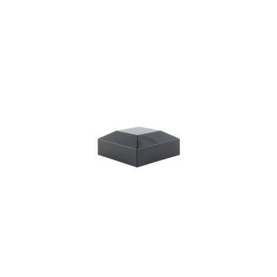 2" x 2" Square Vinyl Post Cap For 2" Aluminum Fence Post (Black ...