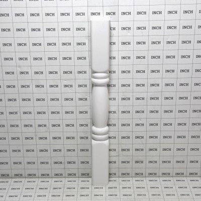 LMT 1 1/4" Sq x 12" Gingerbread Baluster Thermoformed Vinyl Spindle For ...