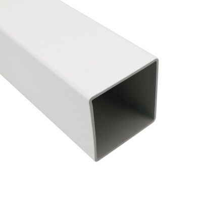 White Universal Vinyl Railing Post Sleeve 4" x 4" x 48" High - Made in ...