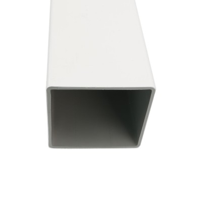 White Universal Vinyl Railing Post Sleeve 4" x 4" x 48" High - Made in ...